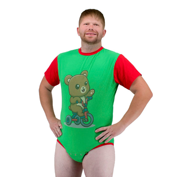 Snappies Adult Baby Onesie Style T-shirt | Tykables